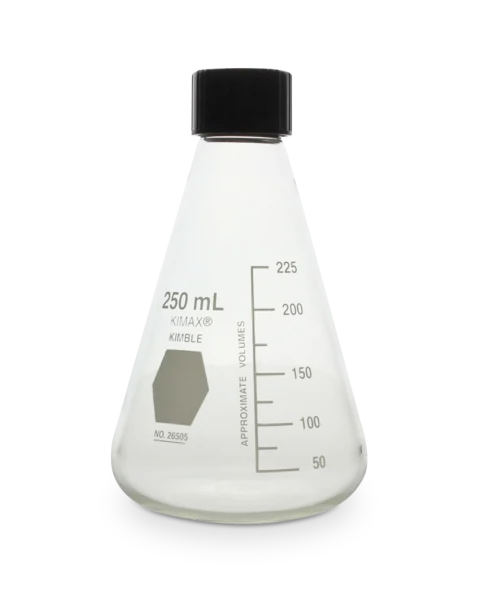 Matraz Erlenmeyer Con Tapa Roscada 500 ml | Amaro & King, Proveedor de ...